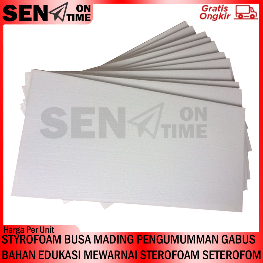 Jual [Kargo] Styrofoam Bahan Edukasi Mewarnai Sterofom Busa Mading ...