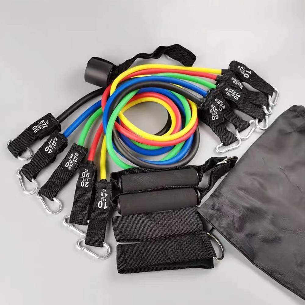 Jual Elastic rope fitness men elastic band tension rope fitness ...