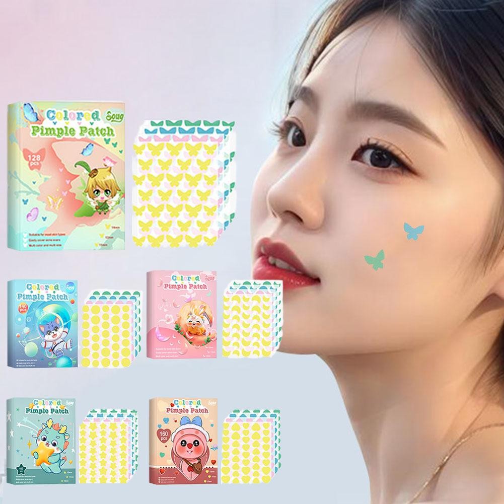 Jual 【TERSEDIA & COD】Invisible Acne Pimple Patch Cute Cartoon Butterfly ...