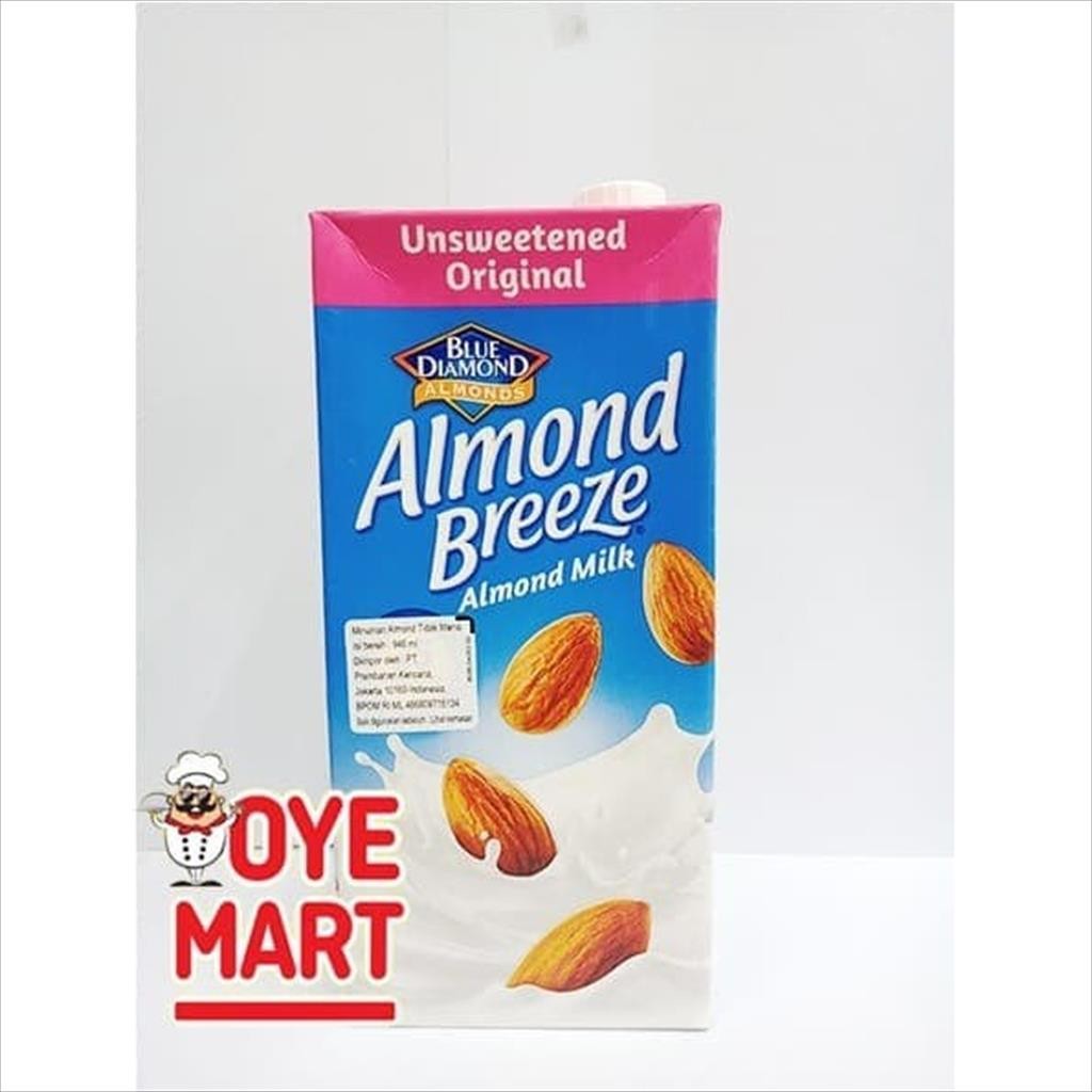 Jual BLUE DIAMOND ALMOND BREEZE UNSWEETENED ORIGINAL 946ML / ALMOND SUSU /HARGA PROMO | Shopee ...