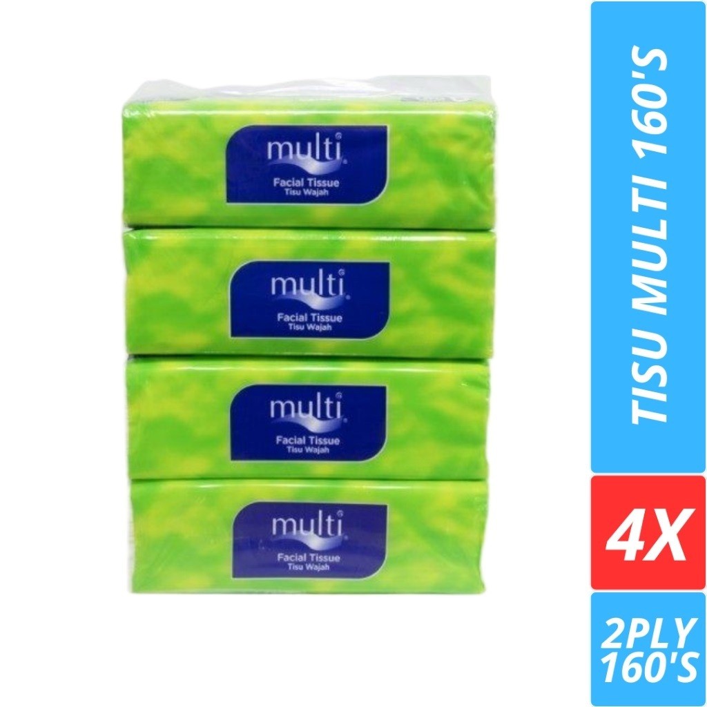 Jual (1 Banded Isi 4)Tissue Multi Facial Tisu (Tisu wajah) - 160 Sheets ...