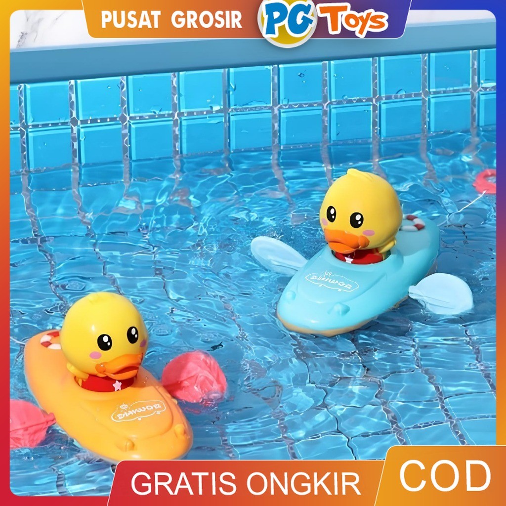 Jual PGTOYS Mainan Perahu Dayung Bebek Lucu Berdayung Sampan Duck ...