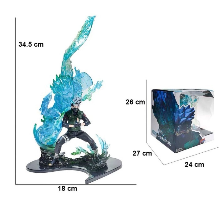 Jual Figure Naruto Shippuden Kakashi Hatake Flame Zero | Shopee Indonesia