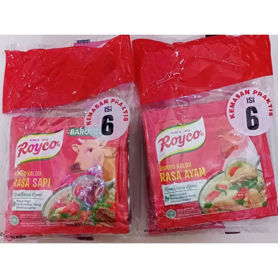 Jual Royco Rasa Ayam Sapi 8 Gram Isi 6 Sachet | Shopee Indonesia