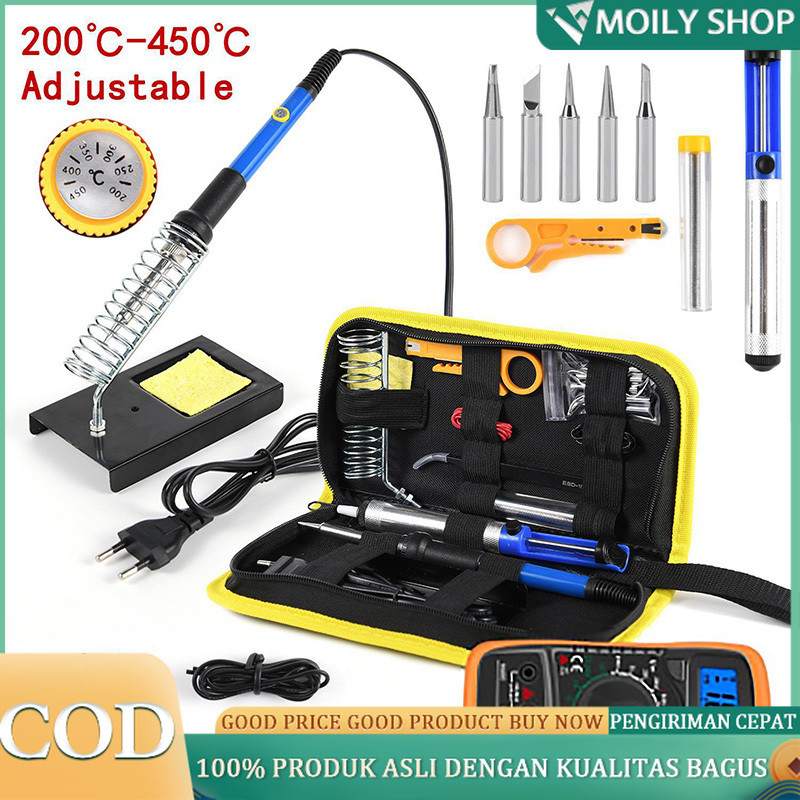 Jual Set Solder Listrik Lengkap dengan Multimeter Iron Tool Kit 220V ...