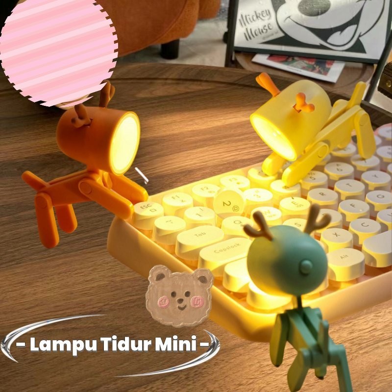 Jual Lampu Mini Multifungsi- Lampu Tidur Mini -lampu hias lucu bentuk ...