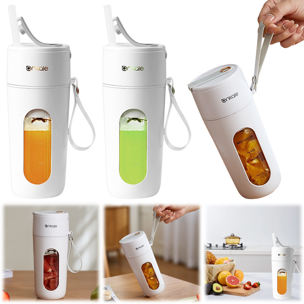 Jual Mini Juice Maker USB Rechargeable Electric Mini Fruit Juicer 400ML ...
