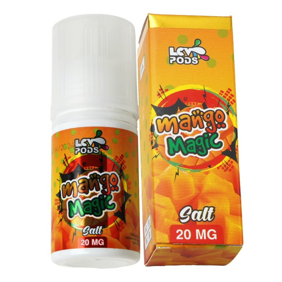 Jual Liquid Vape Vapor LCV Pods Mango Magic Saltnic 30ml Authentic ...