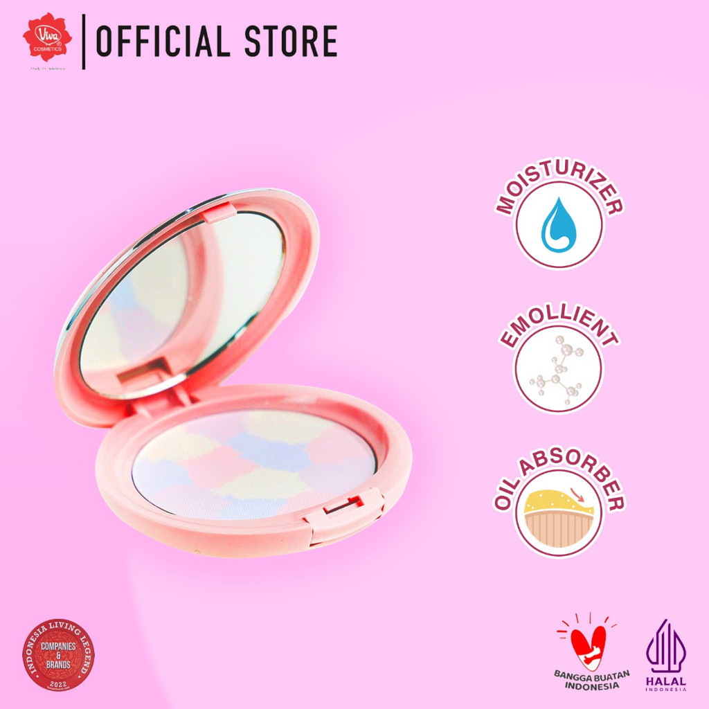 Jual Red-A Compact Powder Translucent with Oil Absorber, Emollient ...