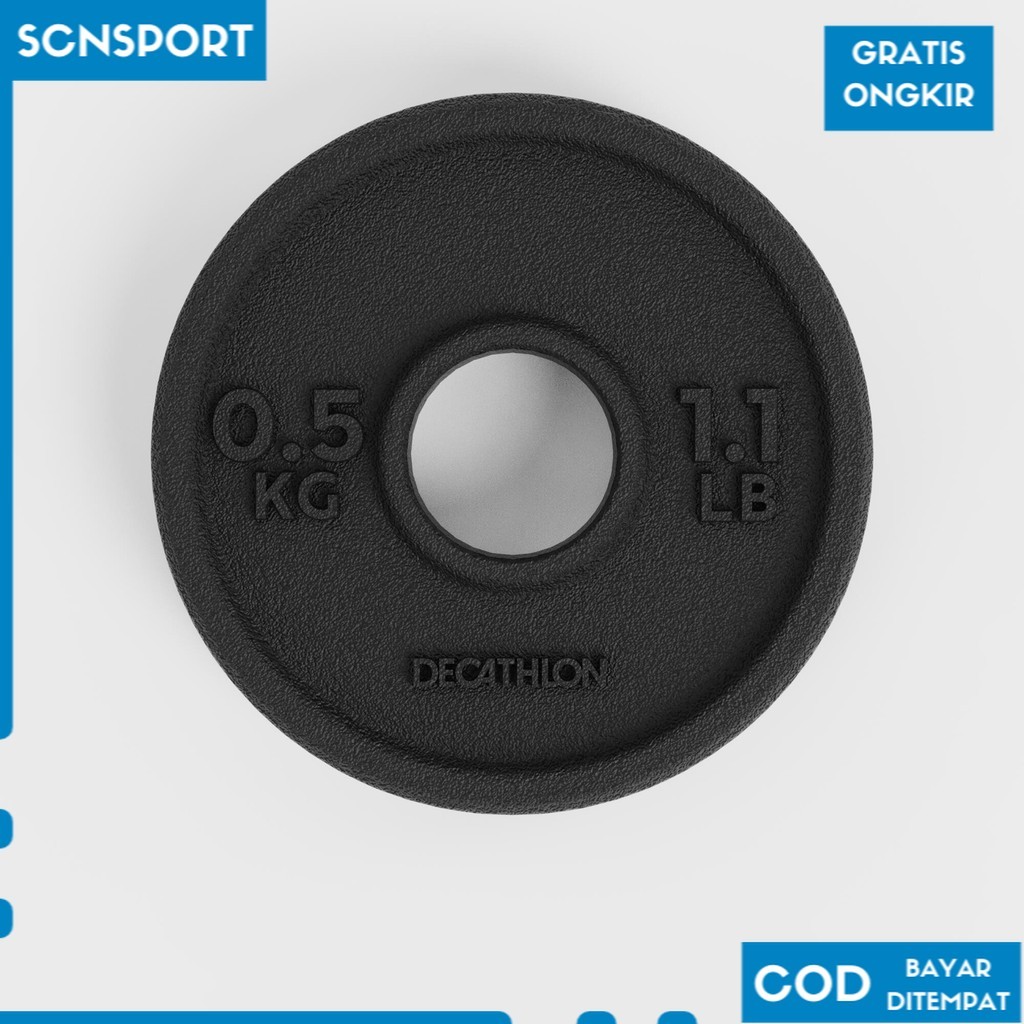 Jual Plat Barbel Angkat Beban Besi 0,5kg 28mm 8816721 SP1 | Shopee ...