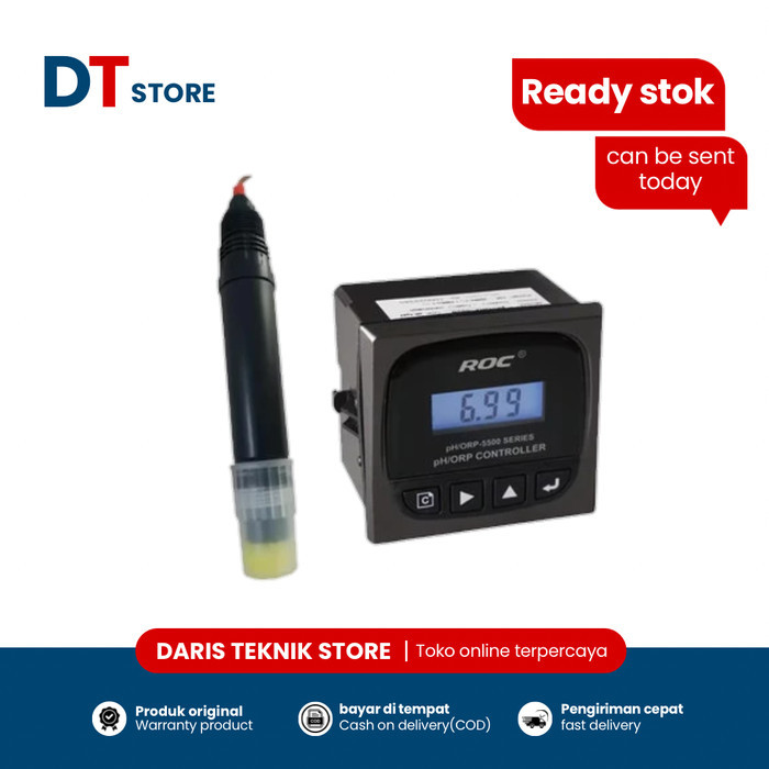Jual pH Controller / Monitor / Transmitter PH/ORP-5520 -- ROC | Shopee ...
