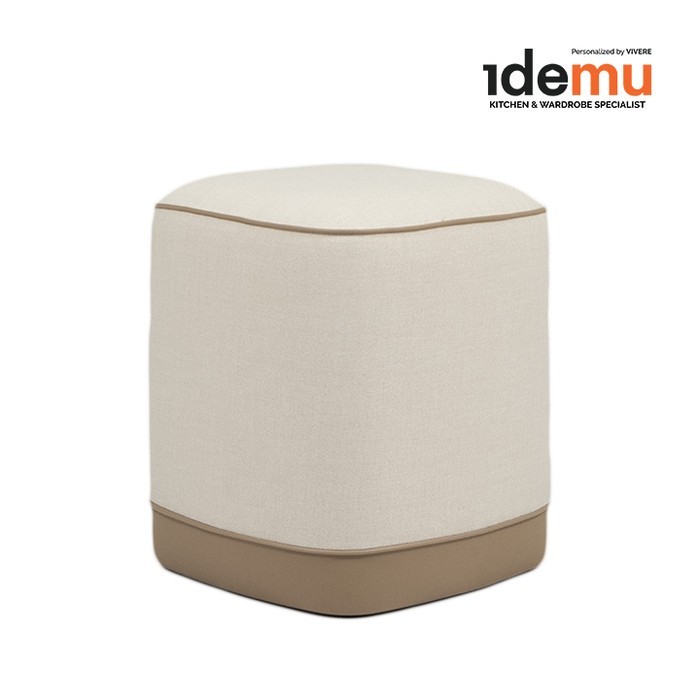 Jual Display Sale IDEMU Kara Stool Ivory/Cappucino Sofa Ruang Tamu ...