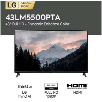 Jual TV LG 43LM5500 43 Inch FULL HD DVBT-2 USB MOVIE 43LM5500PTA ...