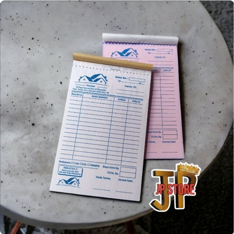 Jual NOTA TOKO BANGUNAN ATAU MATERIAL 2 PLY 1/4 FOLIO - SIAP KIRIM ...