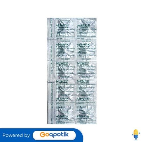Jual Aspar-K 300 Mg Strip 10 Tablet | Shopee Indonesia