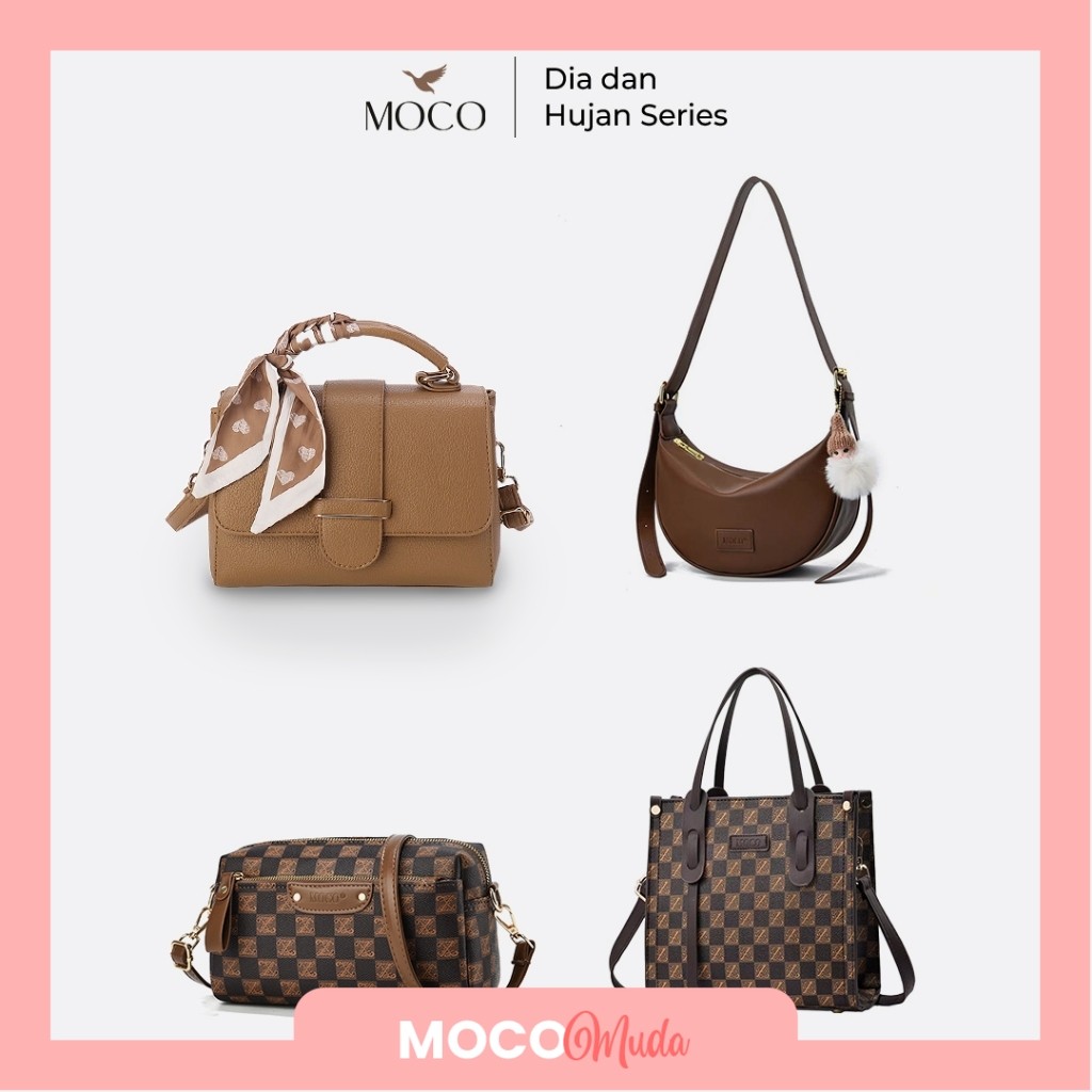 Jual MOCO Fashion Rainy Season Series Tas Selempang Wanita Sling Bag Cocok untuk Musim Hujan ...