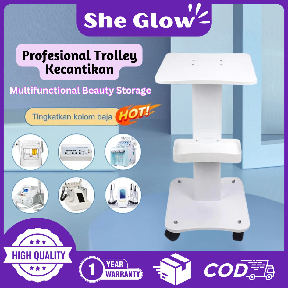 Jual She Glow (GARANSI 1 TAHUN) Trolley Salon for Facial Alat Mesin ...