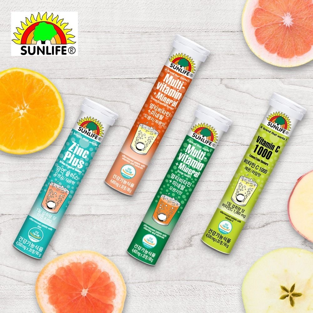 Jual Sunlife Multivitamin dan Mineral Effervescent Orange Grapefruit ...