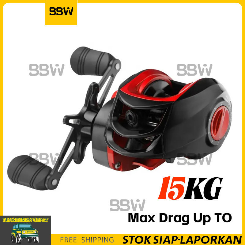 Jual 【COD】Reel BC HANDLE KIRI Baitcasting Penggulung Senar Pancing Tangan Kanan Kiri Rasio 7.2 ...