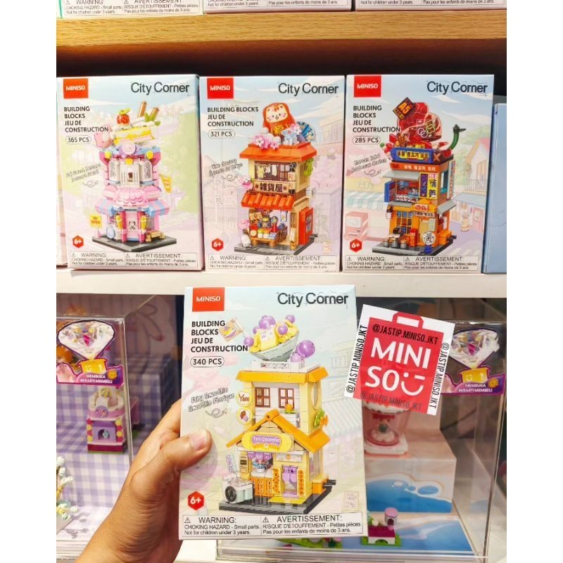Jual SR58BP MINISO Blocks CITY CORNERS Collections (4 pilihan varian ...