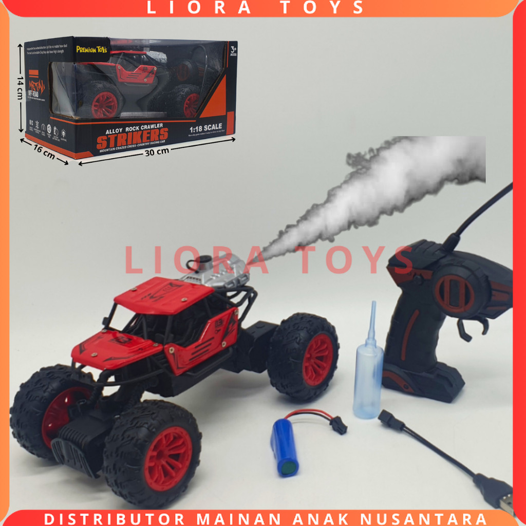 Jual Mainan Anak Mobil Remote Control Off Road Rock Alloy Body Metal ...