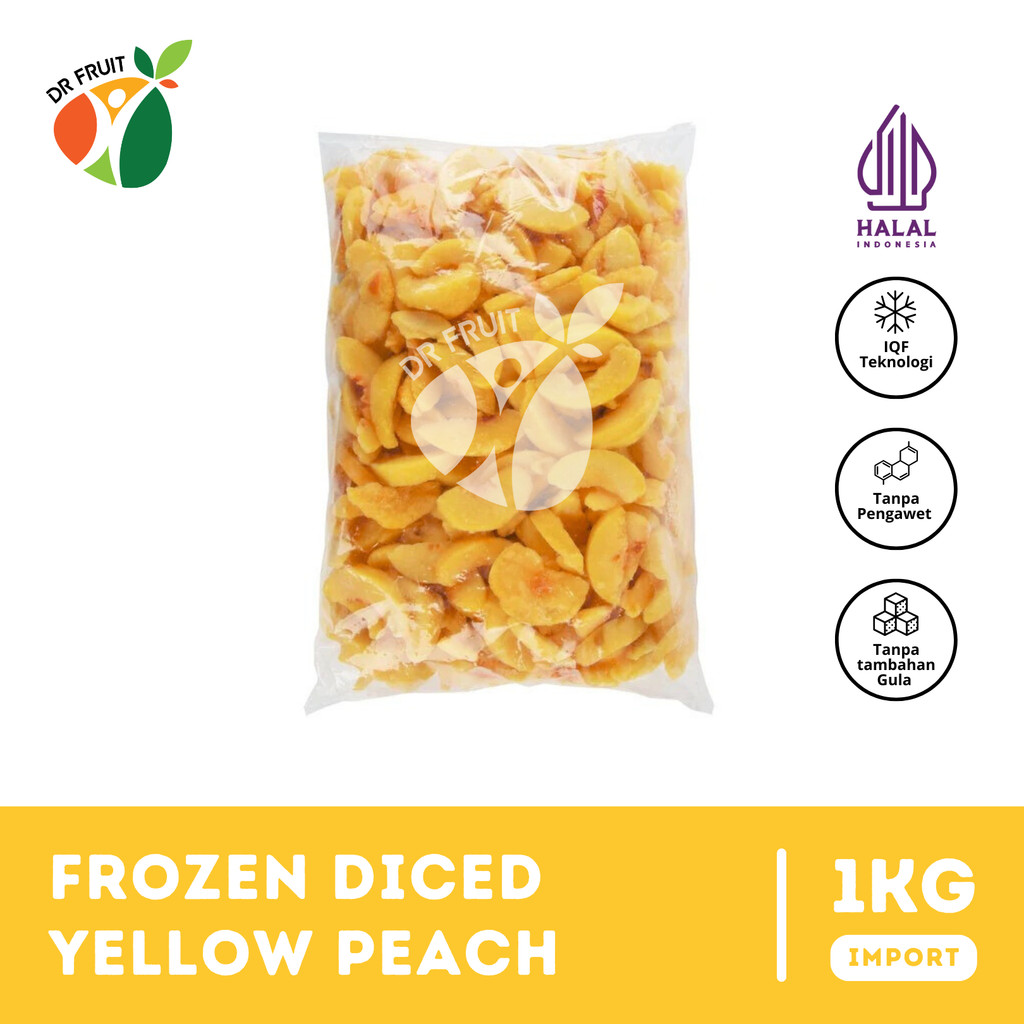 Jual IQF Frozen Peach | Persik Beku | 1 Kg | Shopee Indonesia
