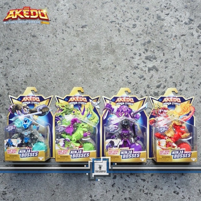 Jual Akedo Ninja Fury NINJA BOSSES Battle Giant Ultra Beast Jumbo ...