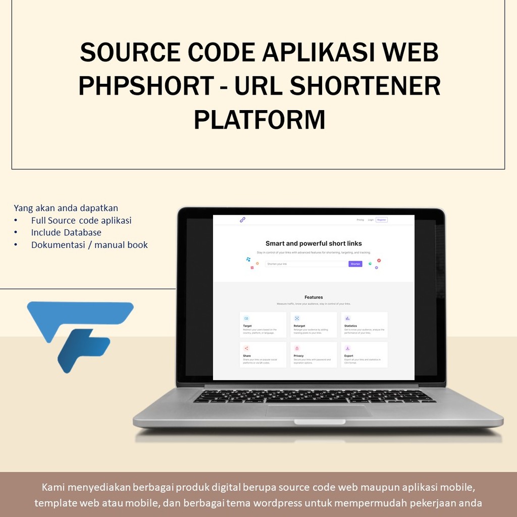 Jual SOURCE CODE APLIKASI WEB PHPSHORT - URL SHORTENER PLATFORM | Shopee Indonesia
