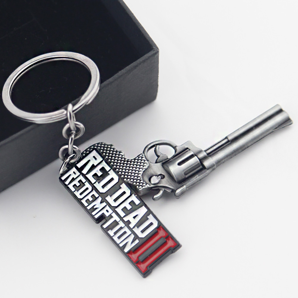 Jual Game RDR2 Arthur Morgan Revolver Keyring Red Dead Redemption 2 ...