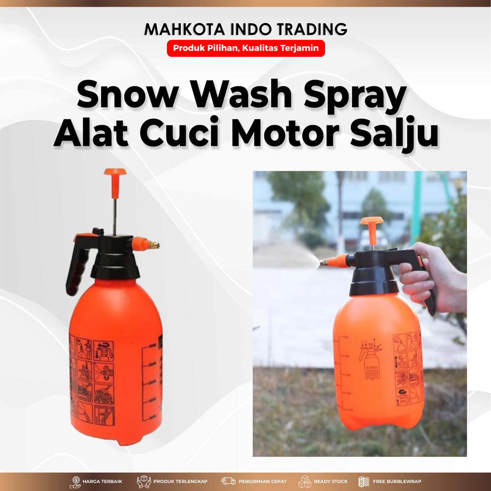 Jual Snow Wash Spray 2 Liter / Alat Cuci Motor Salju Manual Foam Busa ...