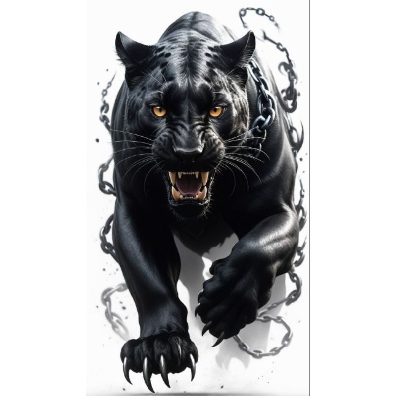 Jual Stiker Gambar Macan Kumbang Size Besar 30x45 Cm | Shopee Indonesia