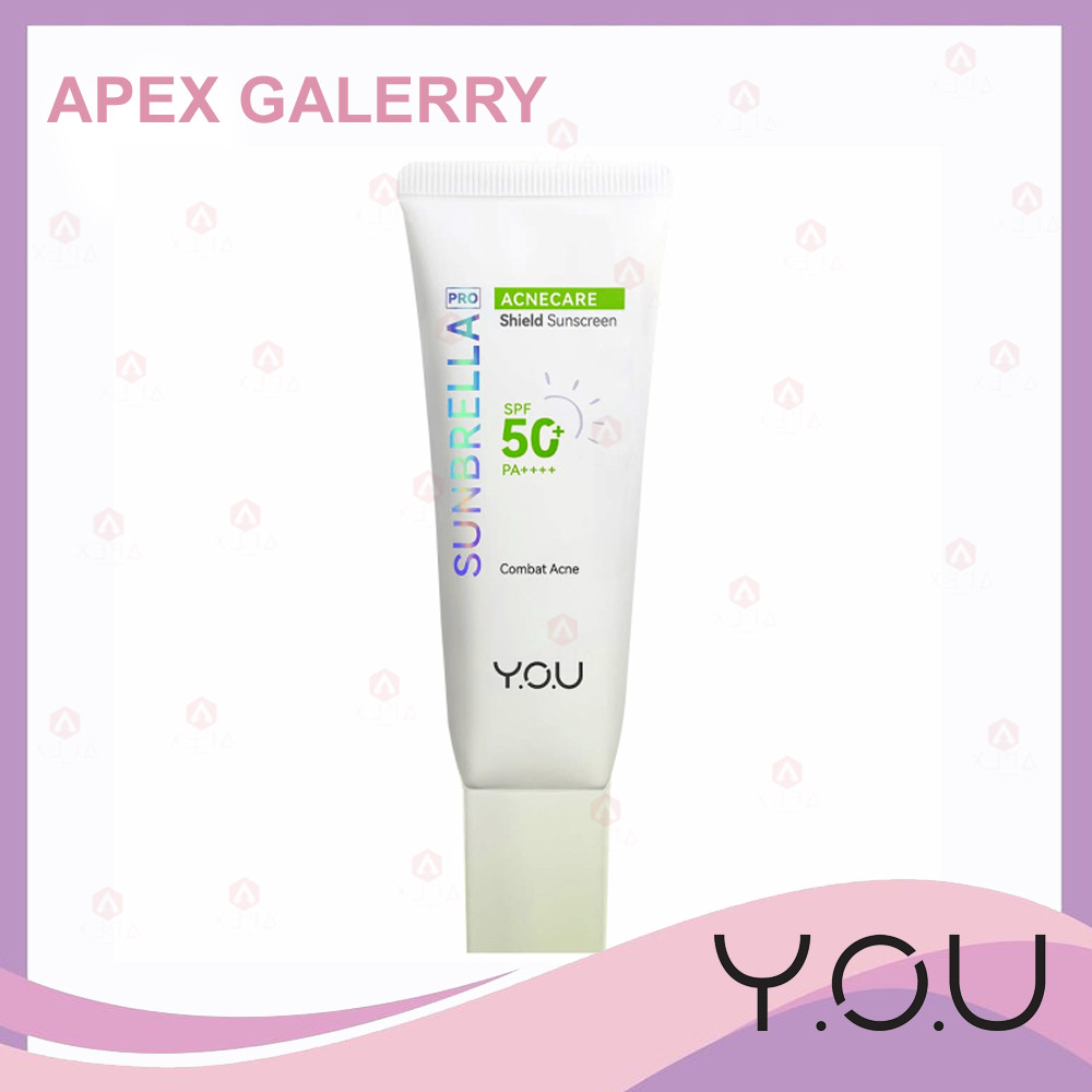 Jual YOU Sunbrella Pro Acnecare Shield Sunscreen SPF 50+ PA++++ Acne ...