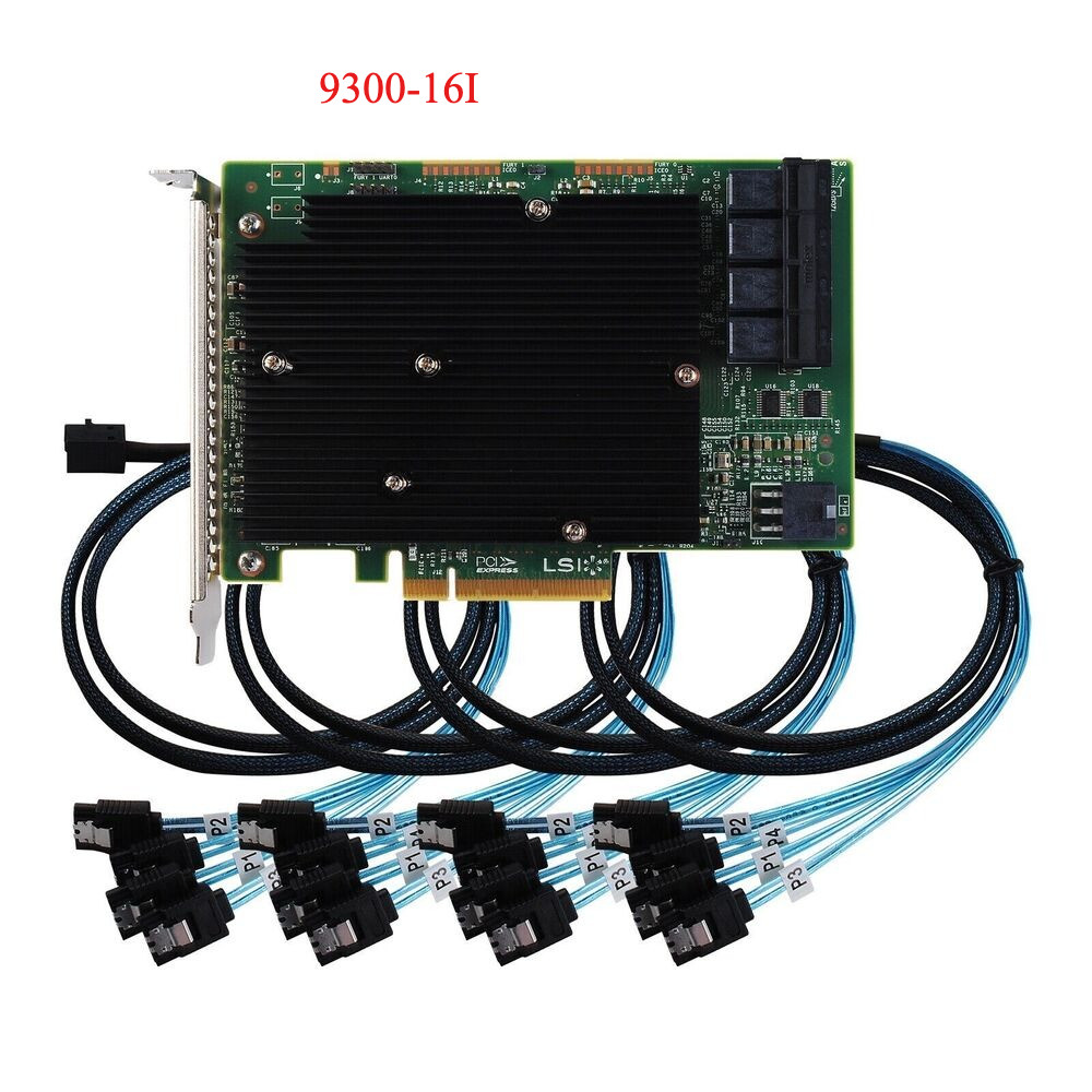Jual LSI SAS 9300-16I 12GB/S HBA BUS ADAPTER CARD IT Mode 4*SFF-8643 ...