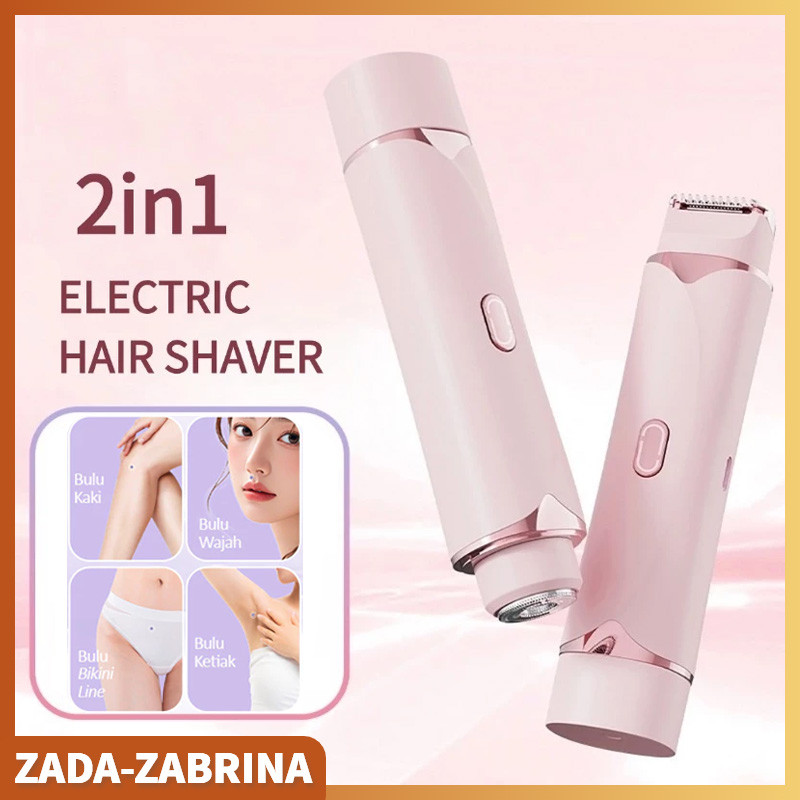 Jual 2in1 Alat Cukur Bulu Wanita Epilator Pencukur Cukuran Shaver Alis ...