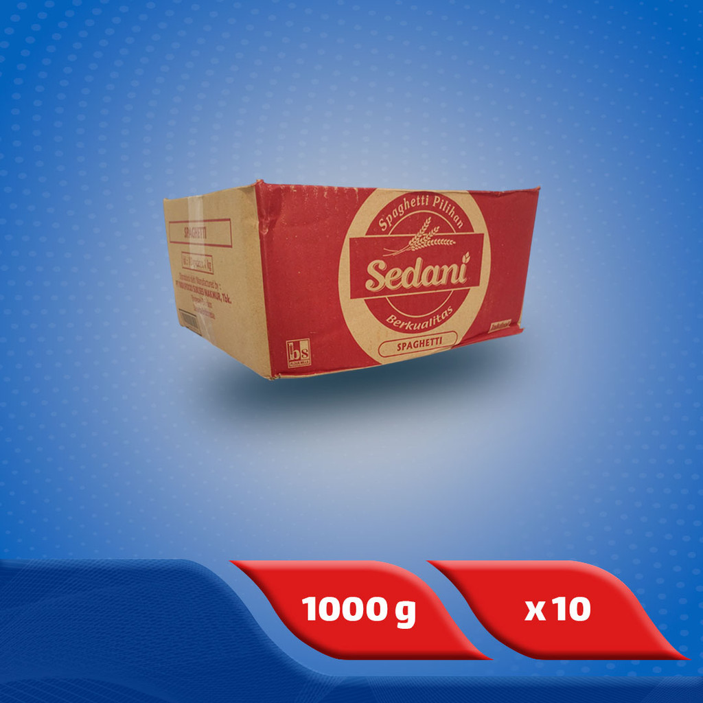 Jual Sedani Pasta Spaghetti 1 kg x 10 pcs | Shopee Indonesia