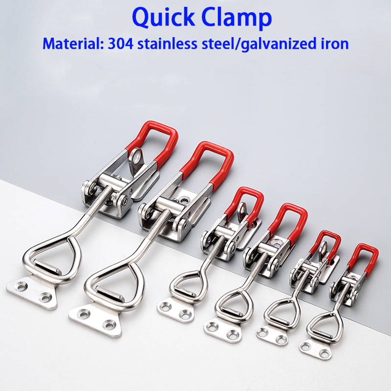 Jual 2set Adjustable Toolbox Case Metal Toggle Latch Catch Clasp Quick ...