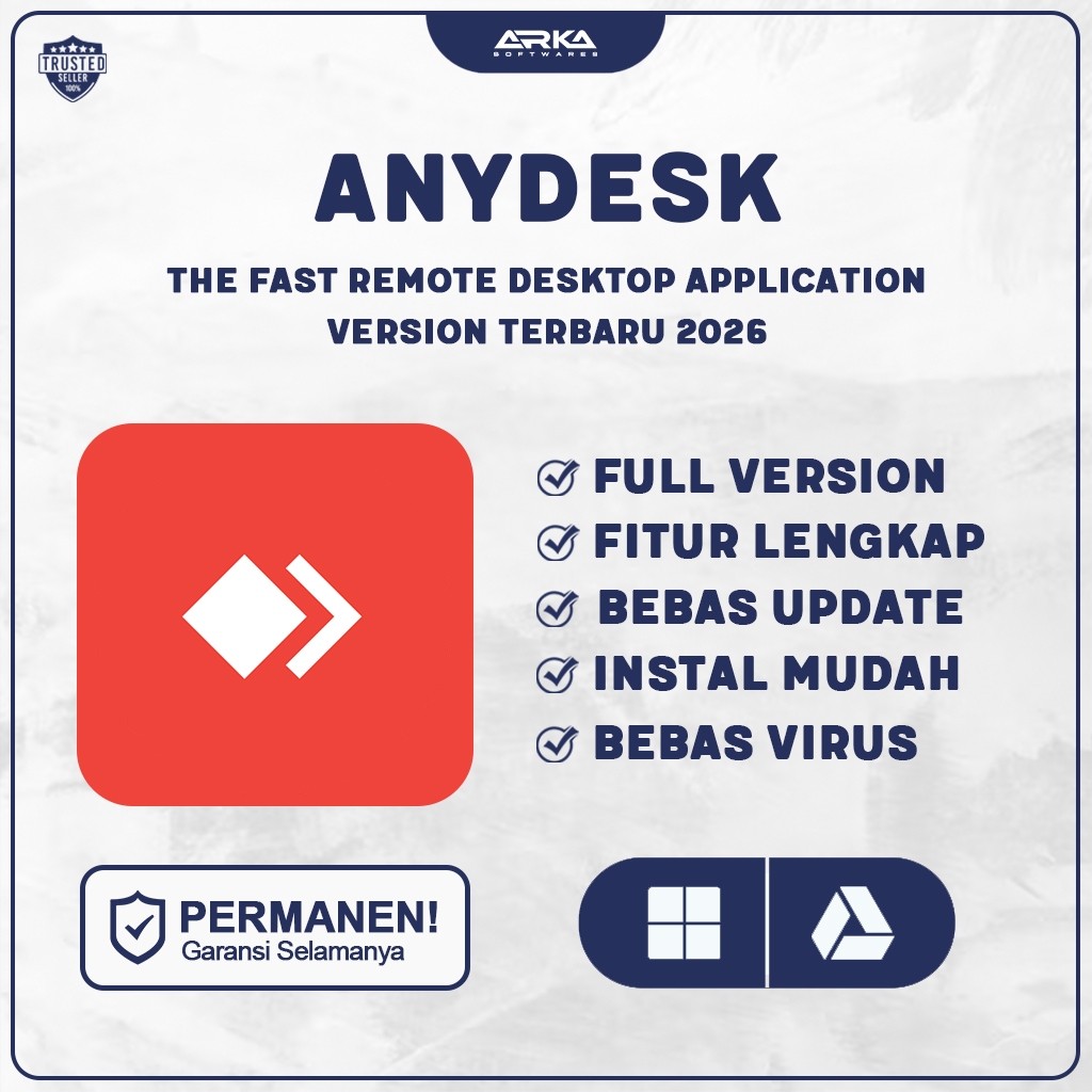 Jual Anydesk 2026 Full Version Original Lifetime + Panduan Instalasi ...
