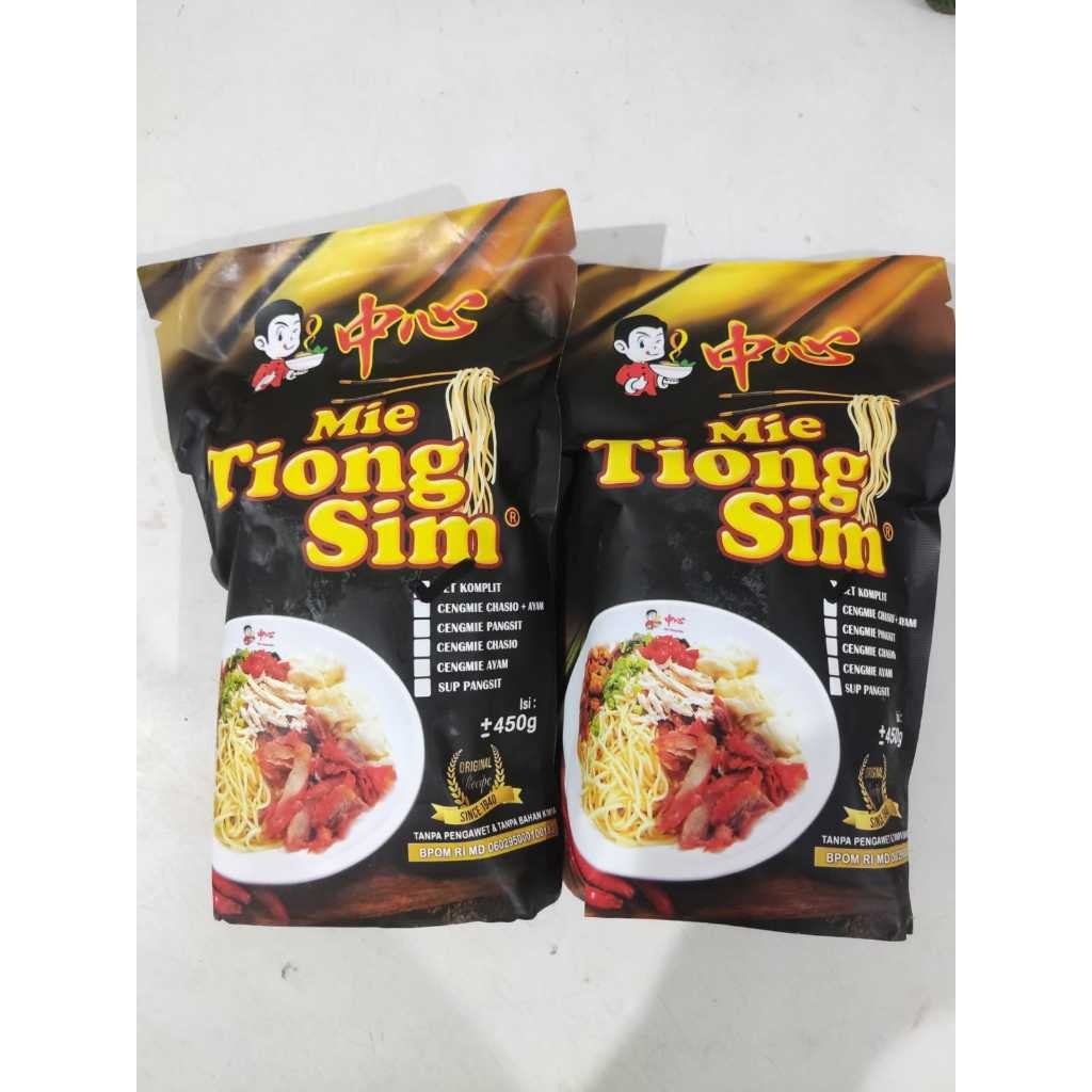 Jual Mie Tiong Sim Frozen topping lengkap / Bakmi Asli Medan (Topping ...