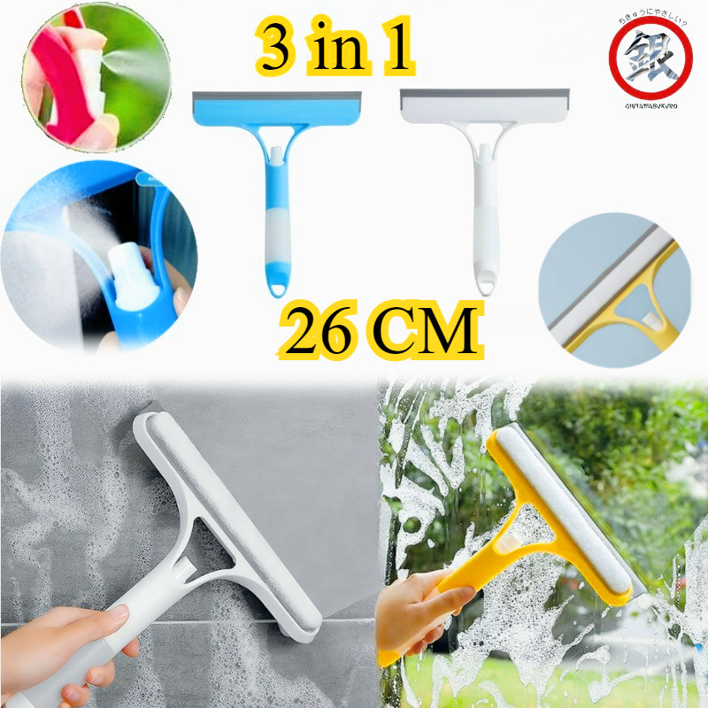 Jual Rumah Tangga Pengikis Tiga Dalam/ Alat Pembersih Kaca Jendela 3in1 ...