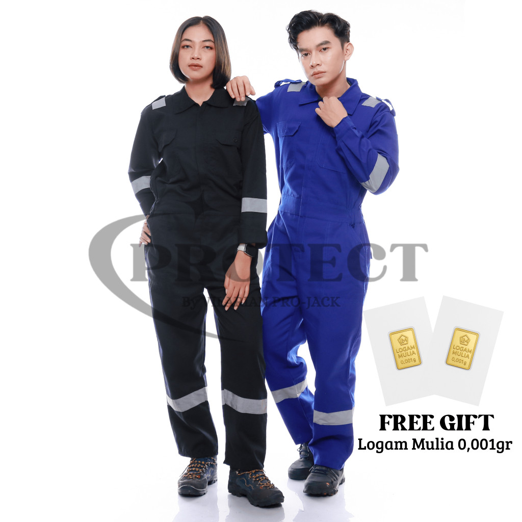 Jual Wearpack Safety PROTECT | Baju Kerja Lapangan Pria Tebal & Kuat ...