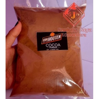 Jual Bubuk coklat Van HOUTEN 1 kg / COCOA POWDER coklat Bubuk java dark ...