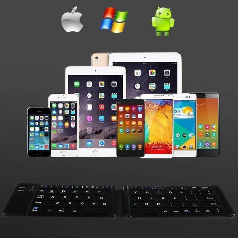 Jual BS Keyboard Lipat Wireless Foldable for Universal Foldable ...
