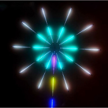 Jual LAMPU STRIP LED KEMBANG API 5050 RGB BENTUK KEMBANG API DENGAN ...