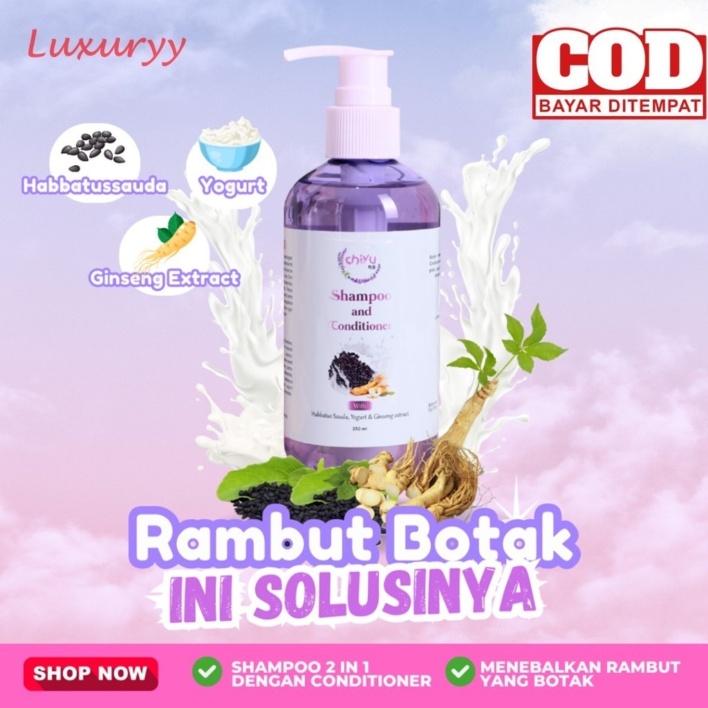 Jual Chiyu Hair Shampoo & Conditioner Anti Ketombe Anti Rontok Kutu ...