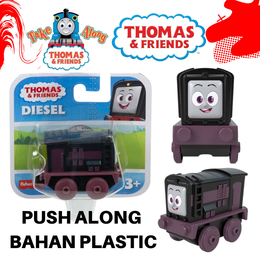 Jual Thomas & Friends Take Push Along Diesel Fisher Price Original ...