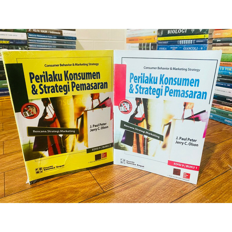 Jual Perilaku Konsumen & Strategi Pemasaran Edisi 9 Jilid 1 Dan 2 - J. Paul Peter | Shopee Indonesia