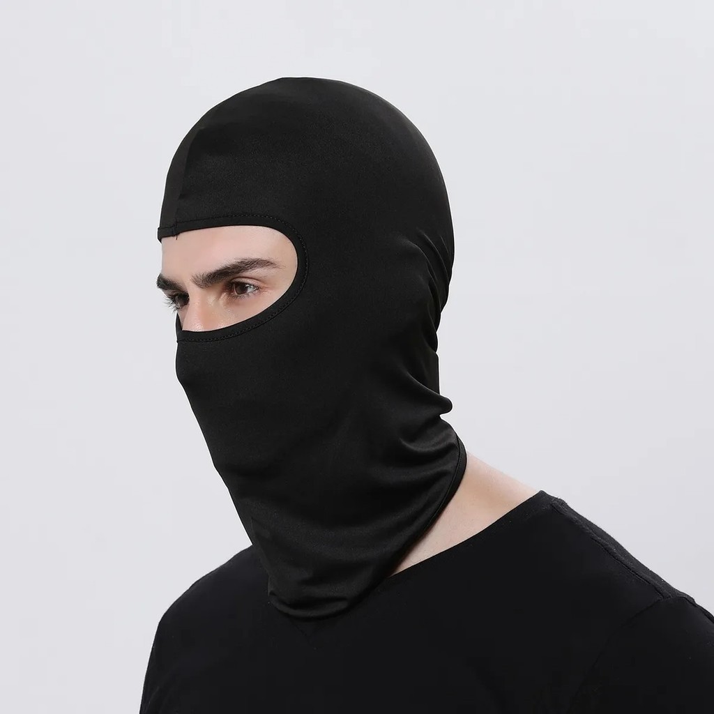 Jual Balaclava Ninja Polos Masker Full Face Spandex Mask Motor Helm ...