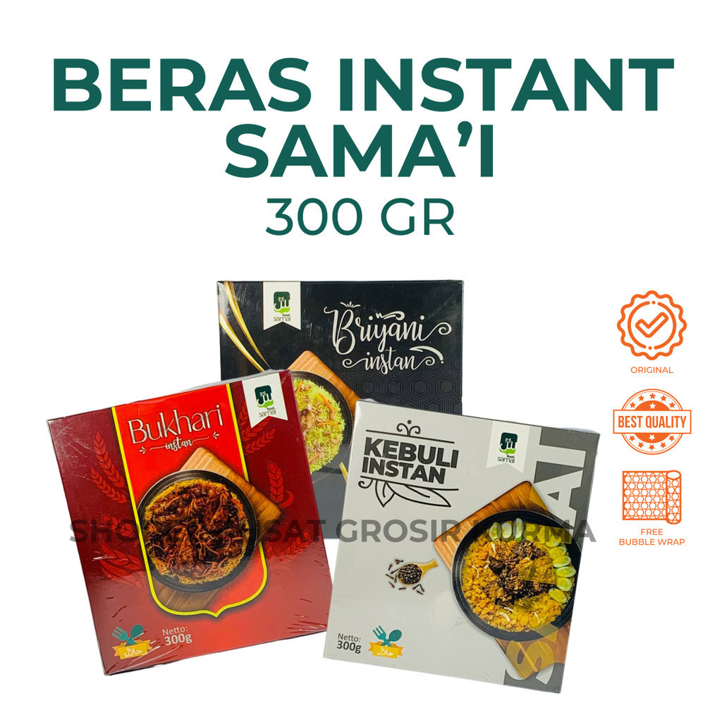 Jual Nasi Basmati Instant / Beras Basmati Kebuli / Paket Basmati Rice ...