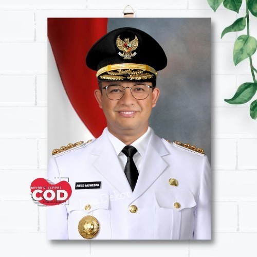 Jual Bingkai Foto Poster Hiasan Dinding Drs. Anies Baswedan Tokoh ...