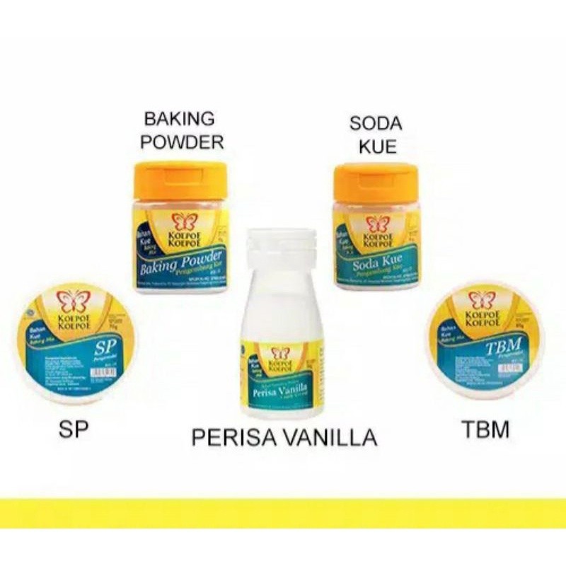 Jual bahan kue vanilla sp tmb soda kue baking powder pengembang ...